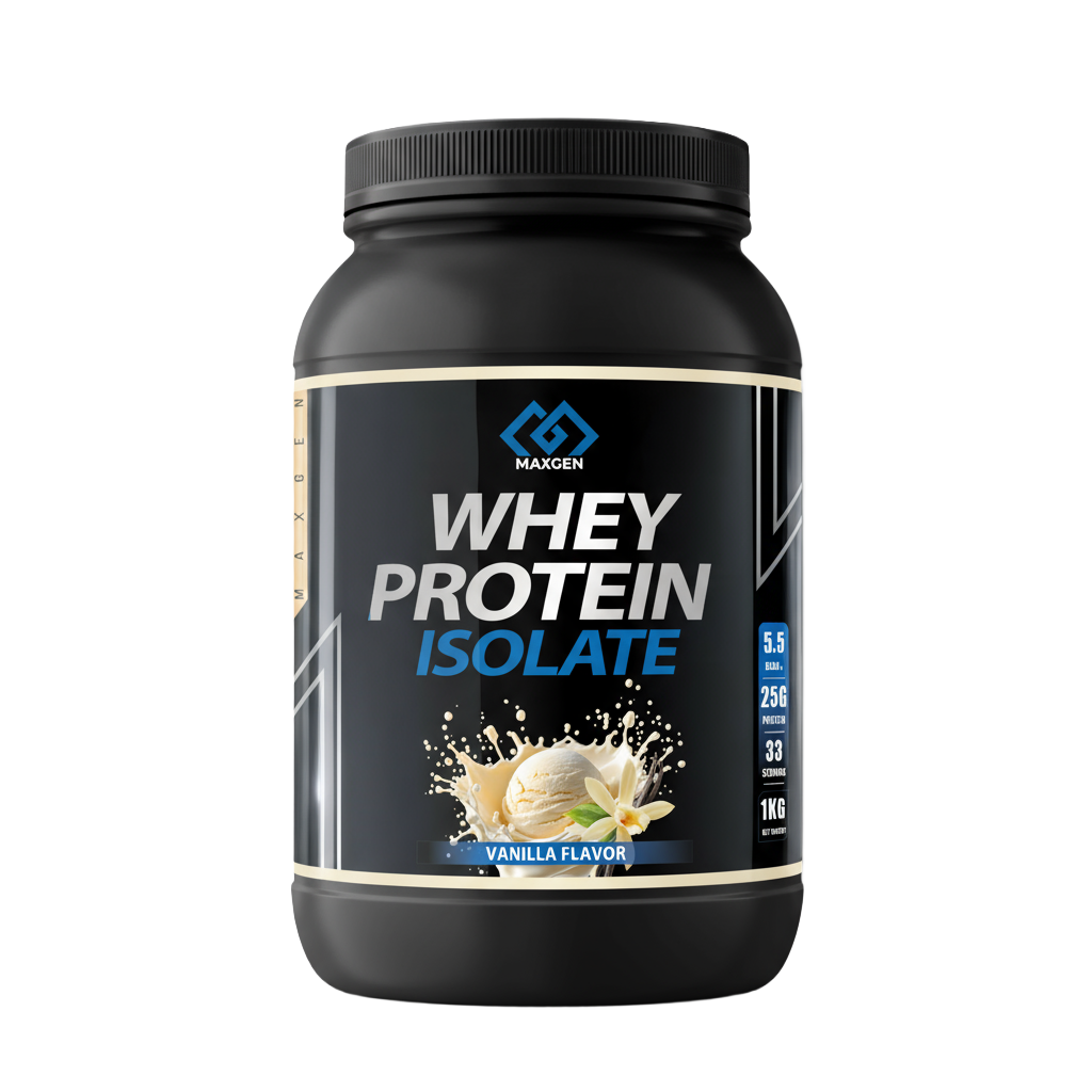 MaxGen Whey Protein Isolate Vanilla 1k - MaxGen Supplements